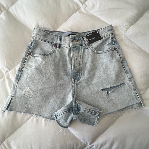 Express | Shorts | Express Super High Rise Mom Shorts Nwt | Poshmark